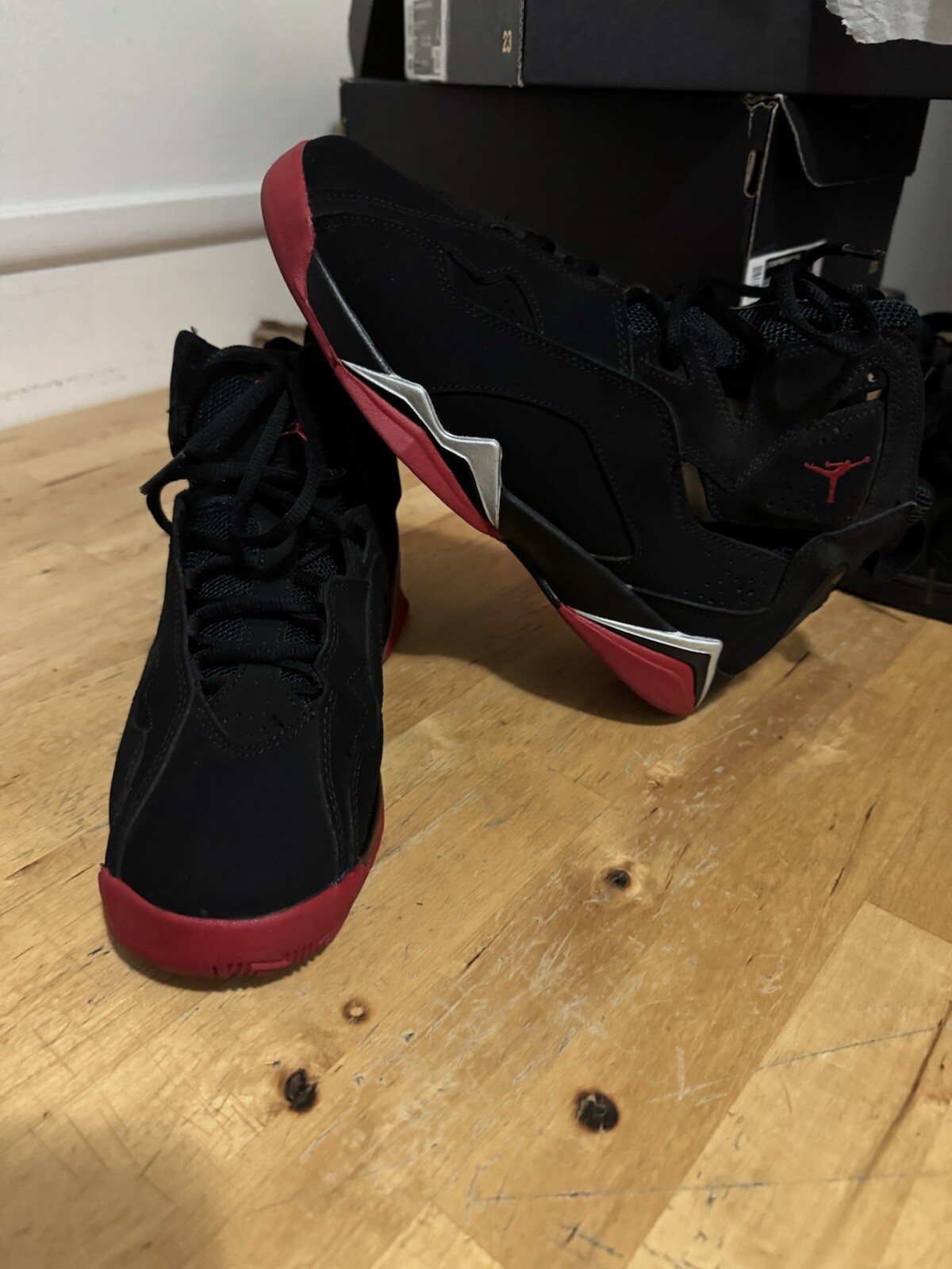 Size 3.5 - Jordan True Flight Black | eBay