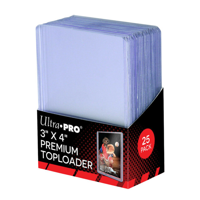 Ultra PRO 81145 Premium Toploader Rigid Card Protector - 25 Count ...