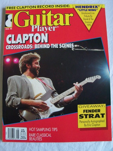 Guitar Player Magazine August 1988 - Eric Clapton - Jimi Hendrix ...