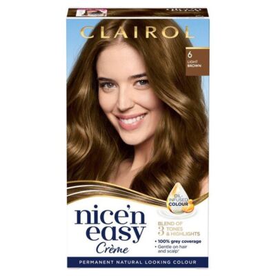 Clairol Nice N Facile Cheveux Teinture Marron Clair 6 | eBay