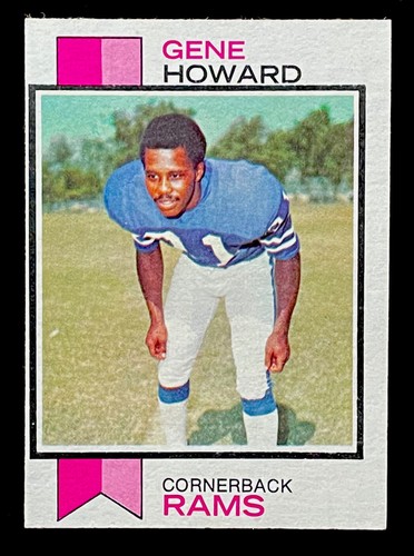 1973 Topps #324 Gene Howard - Los Angeles Rams - Vintage Football Card ...