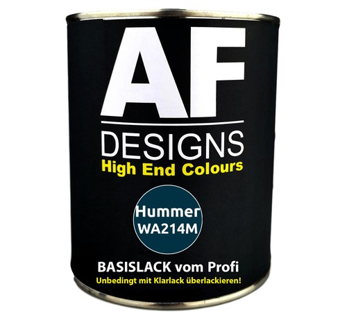 500ML Basislack Hummer WA214M Bermuda Blue Metallic Spritzfertig ...