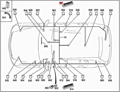 Genuine MERCEDES BBDC A207 C204 C207 Distributor block 0045467540 | eBay