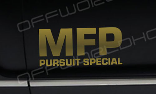 MAD MAX sticker MFP PURSUIT SPECIAL MAIN FORCE PATROL Road Warrior ...
