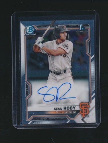 SEAN ROBY 2021 BOWMAN CHROME 1ST RC AUTO #CPA-SRO | eBay