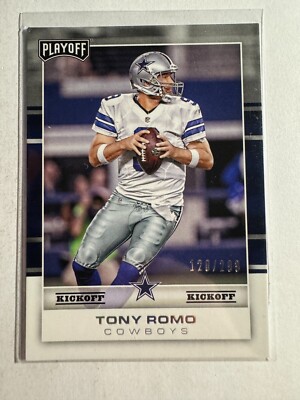 K197,411 - 2017 Playoff Kickoff #123 Tony Romo #/299 | eBay