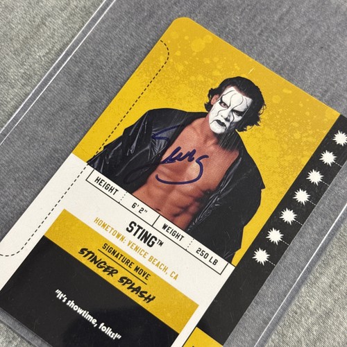 Sting Signed Auto 2020 WWE Legends Royal Rumble Card Game | eBay