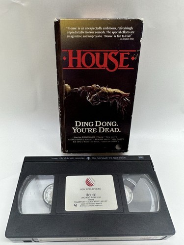 House Ding Dong You're Dead Horror Action Vhs Tape Rated R New World ...