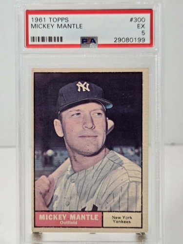 1961 Topps #30 Mickey Mantle Card PSA 5 | eBay
