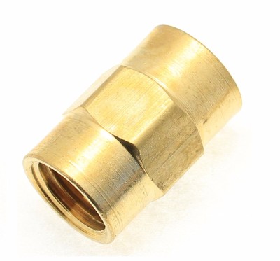 1pc Brass Pipe Female Coupling Fitting 1/4" BSPP(G) -1/4" NPT MettleAir ...