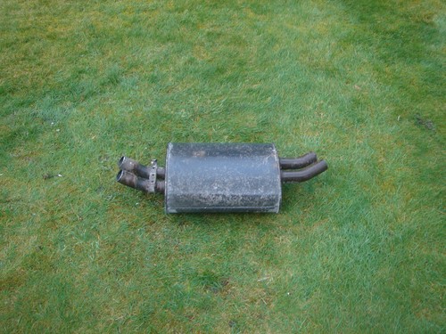 Mercedes R107 SL Rear Exhaust Back Box | eBay