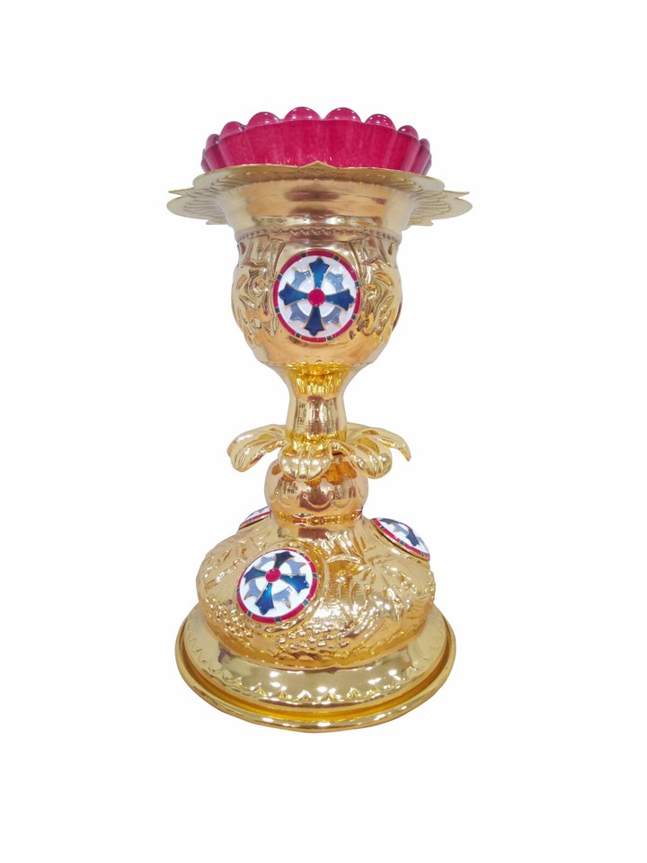 Greek Orthodox Byzantine Style Vigil Oil Lamp Church Altar Proskomedia ...