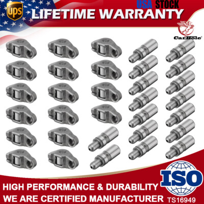 16PCS Rocker Arms & Valve Lifters For Ecotec Engine 2.0L 2.2L 2.4L 4.6L ...