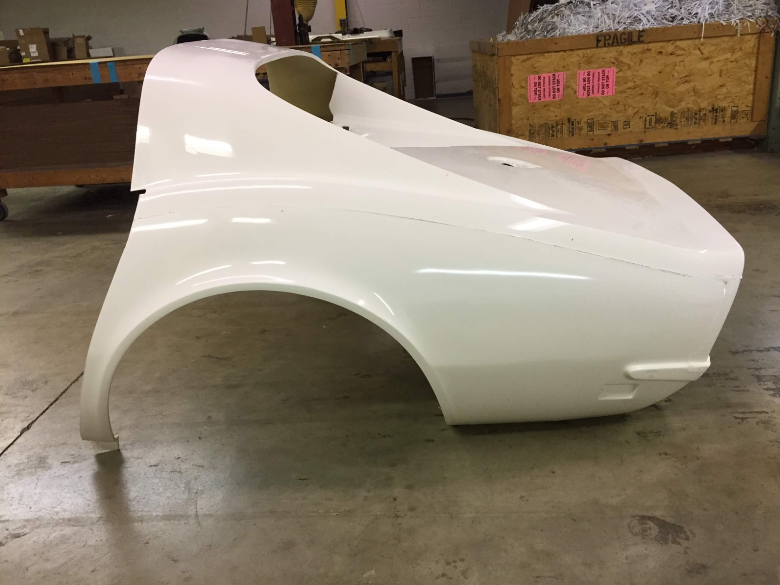 1968-69 C3 Corvette Stock Coupe Rear Clip ACI Fiberglass NEW! Made in ...