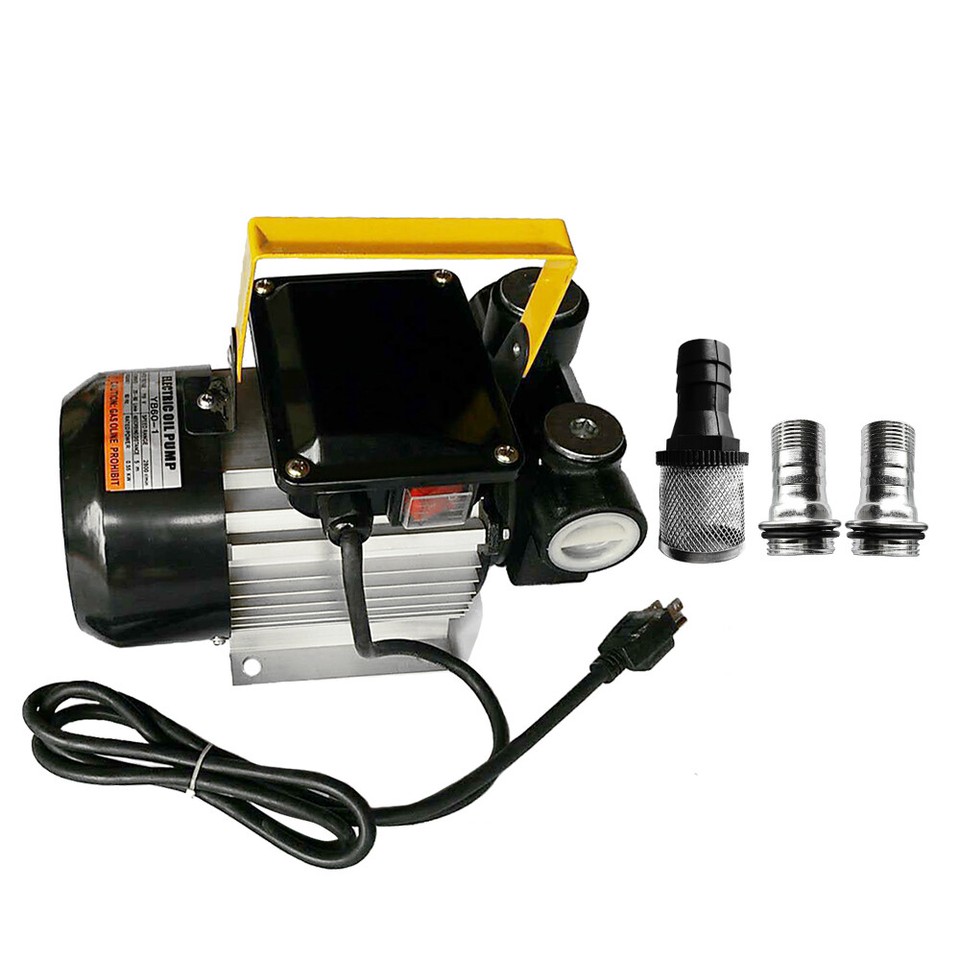 110V AC Self Priming Electric Oil Pump Transfer Fuel Diesel 16GPM 44PSI ...