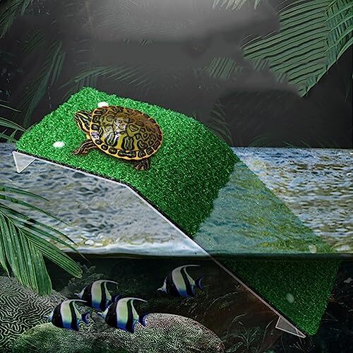 Turtle Basking Platform, Tortoise Ramp Reptile Tank Ladder Resting ...