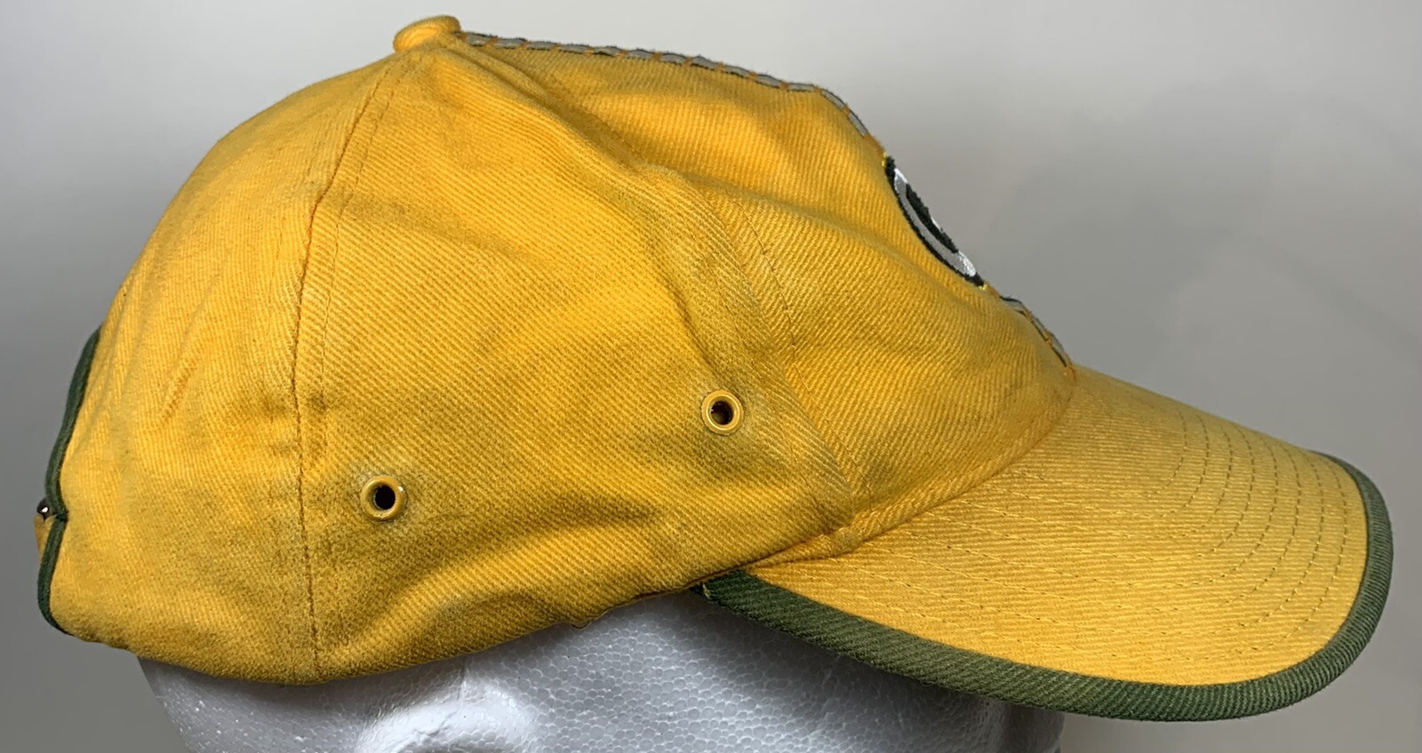 Vintage Green Bay Packers Hat 90's Logo Athletic Yell… - Gem