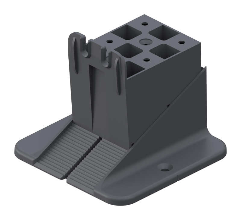 Adjustable Decking risers - Decking / Timber Support -Quick Pack of 10 ...