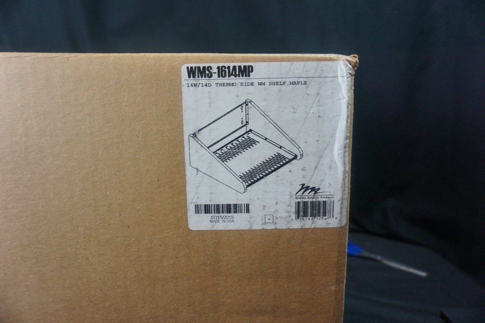 Middle Atlantic WMS-1614mp 16W/14D Wall Mount Shelf Maple NEW | eBay