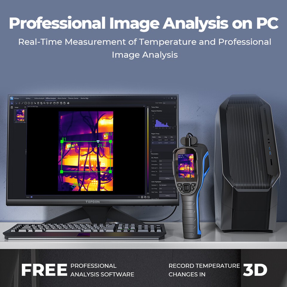 2025 TOPDON TC004 & TC005 Thermal Camera Industrial Infrared Thermal ...