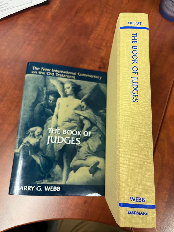 Barry G. Webb Book of Judges (Hardback) (NICOT) - LIKE NEW ...