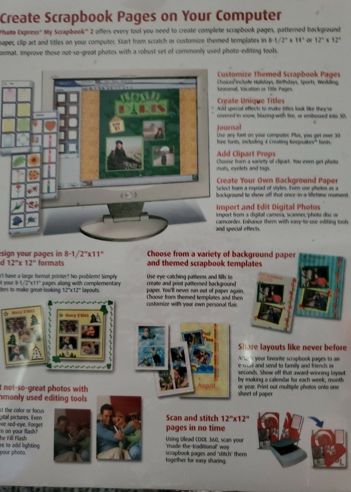 My Scrapbook 2. Complete Scrapbooking Software | eBay