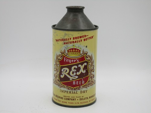 Rex Imperial Dry Cone Top Beer Can | eBay