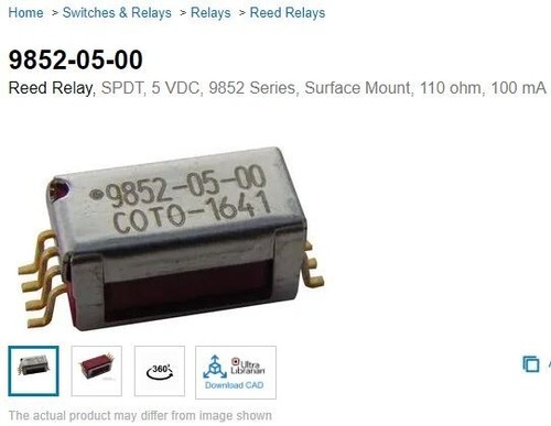 Coto 9852-05-00 RF Relay, surface mount, 2251 D.C | eBay