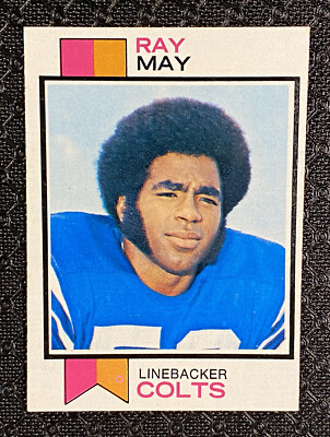 Ray May 1973 Topps Football Card #132 Baltimore Colts/USC SB Champ | eBay