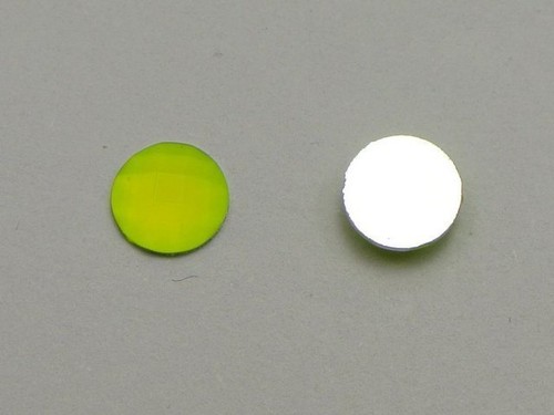 200 Neon Yellow Flatback Acrylic Round Rhinestone Gems 8mm No Hole | eBay