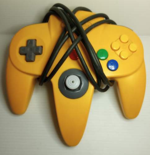 Nintendo 64 N64 Yellow Controller Authentic Original OEM | Excellent ...