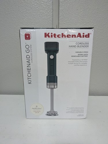 KitchenAid Go Hearth & Hand Green Cordless Hand Blender KHBRV71SE w ...