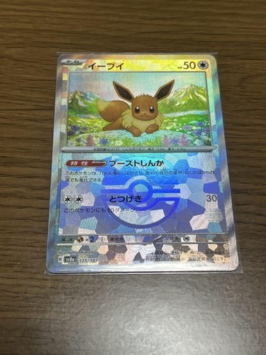 Pokemon Card Eevee Master Ball Mirror | eBay