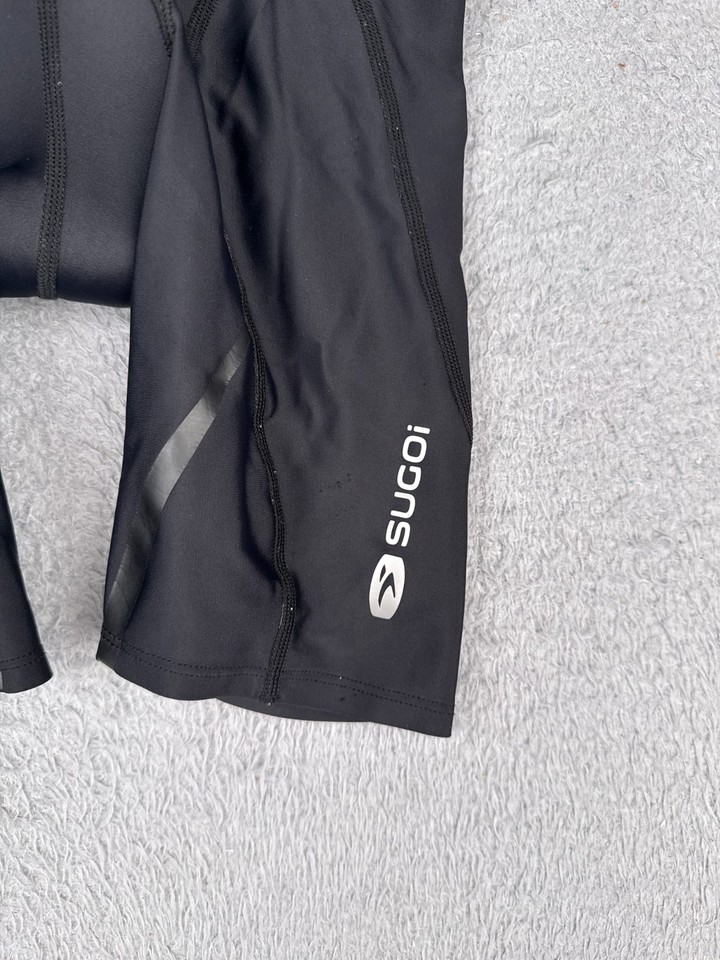 Sugoi Cycling Shorts Mens Small Black Piston200 Triathlon Pocket 9" Tri ...