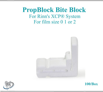 Dental X- Ray Rinn XCP Film Bite Blocks, Disposable Holds size #0, #1 ...