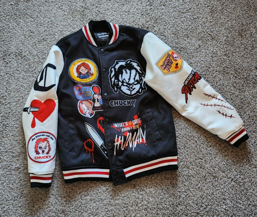 REASON X CHUCKY Exclusive Collab Chucky Wool Varsity Jacket SIZE XL | eBay