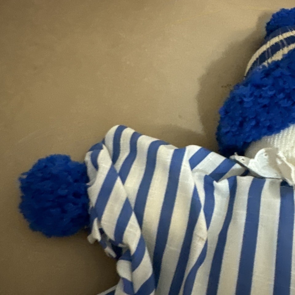 Vintage Handmade Cloth/Rag Clown Doll - - Year Unknown 28” | eBay