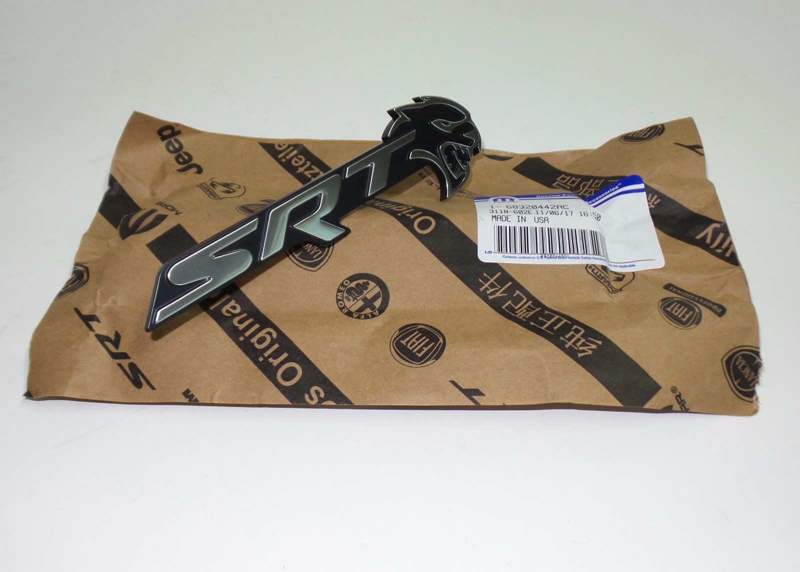 NEW 2015-2023 Dodge Challenger SRT HELLCAT Front Grille Emblem, OEM ...