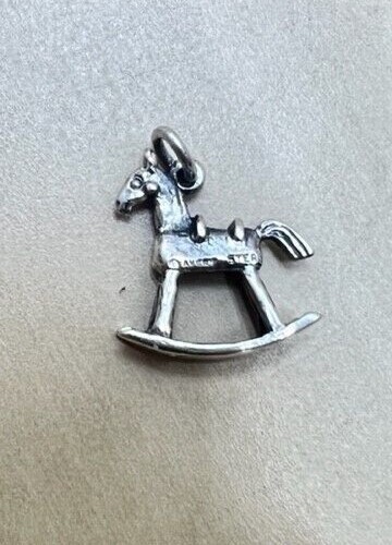 Retired JAMES AVERY Sterling Silver Rocking Horse Charm | eBay