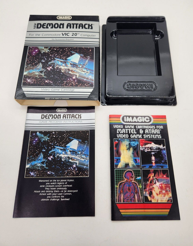 Vintage Commodore Vic 20 DEMON ATTACK . Boxe & Manual Only | eBay