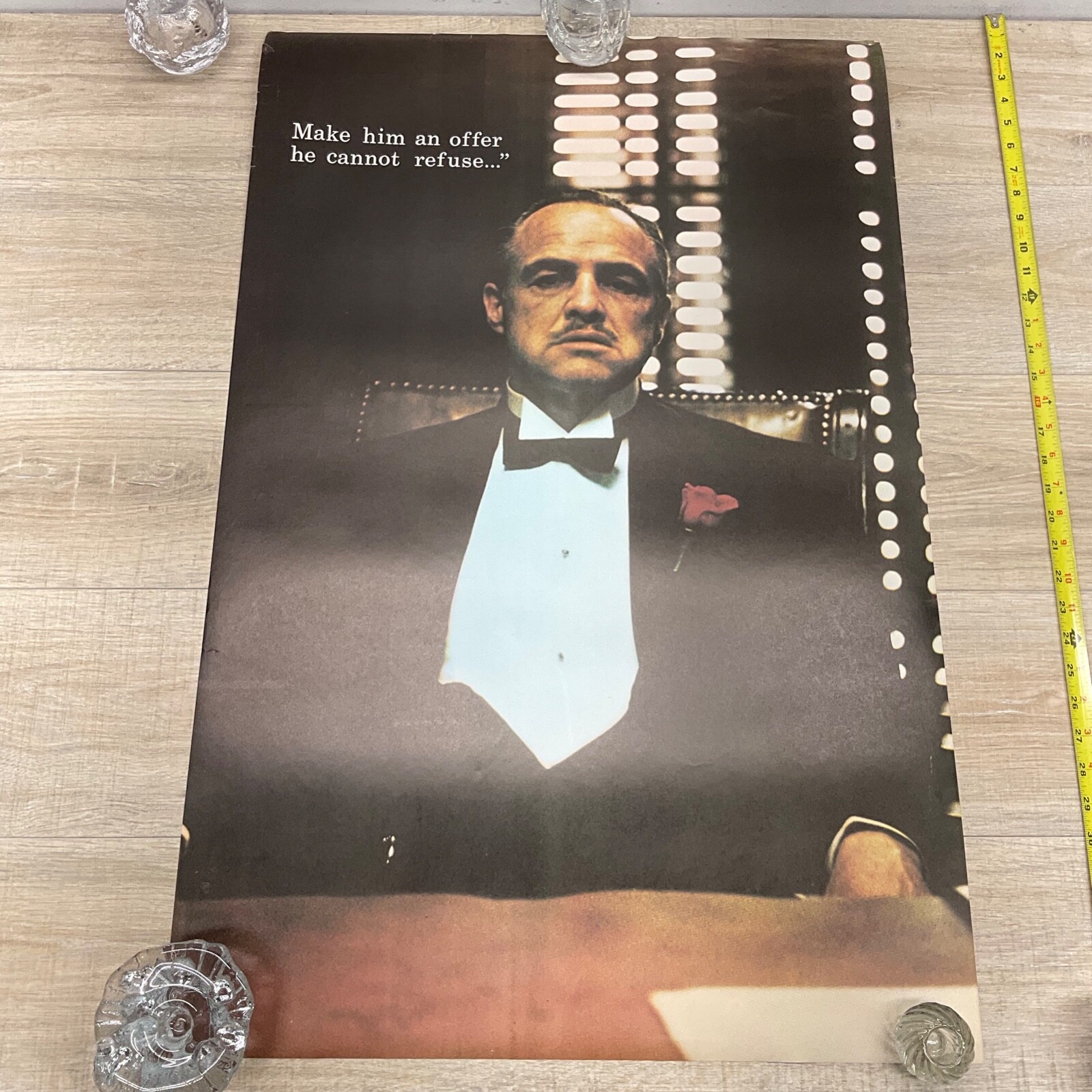Vintage Original Make Him An Offer He Can’t Refuse Godfather Movie Poster P18 | eBay