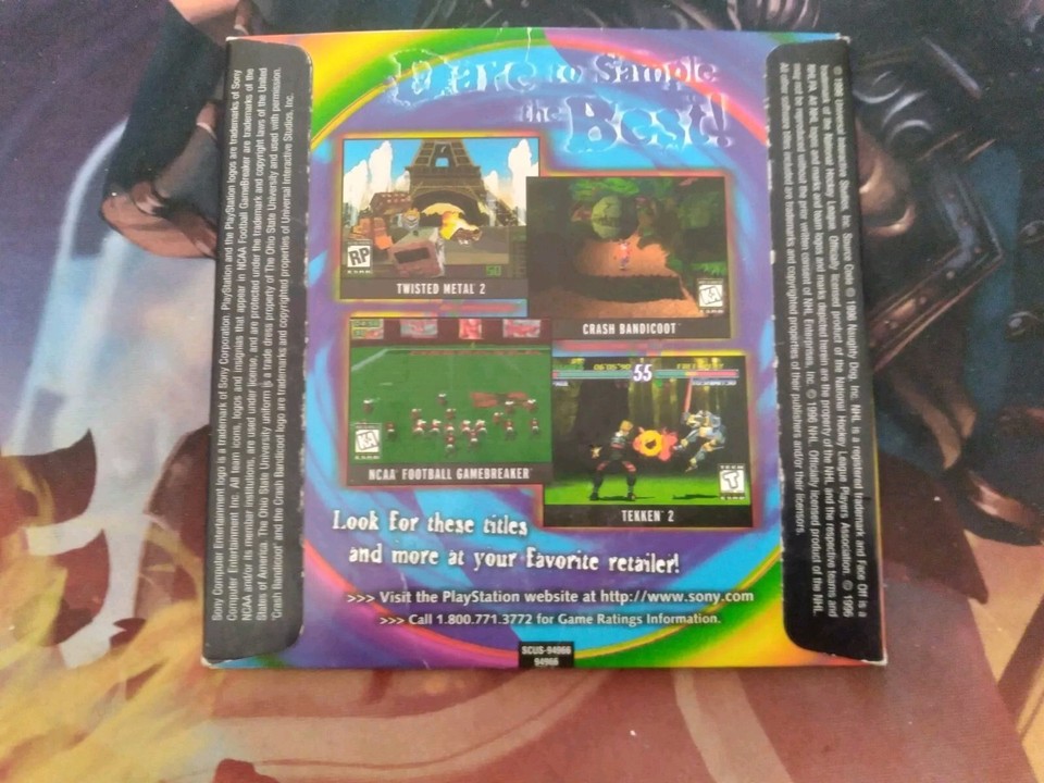 PlayStation Interactive Sampler Vol. 3 Demo Disc PS1 PSX Complete ...