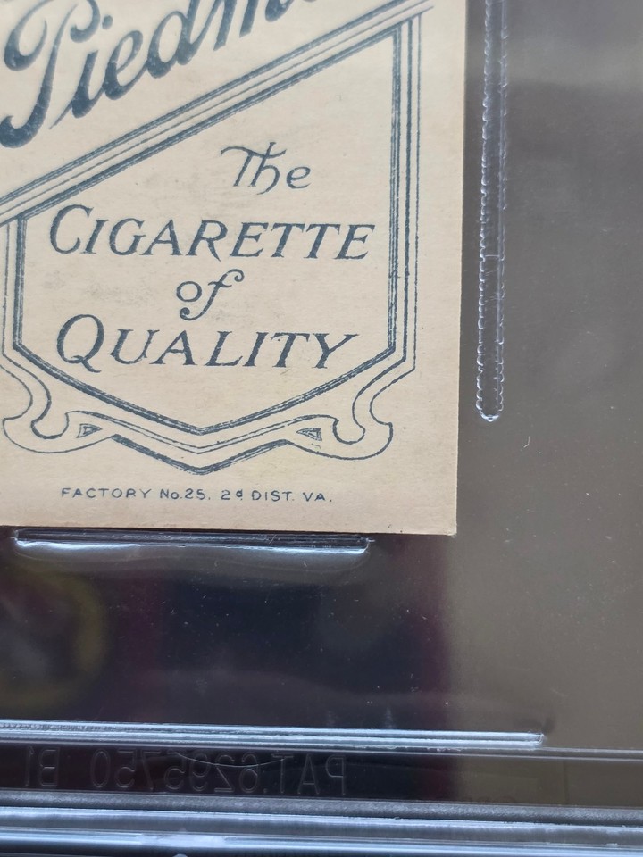 1909-11 T206 George Mullin W/Bat - Piedmont Reverse - BGS Authentic ...