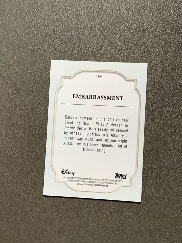 2024 Topps Chrome Disney EMBARRASSMENT Purple Pulsar Refractor /150 | eBay