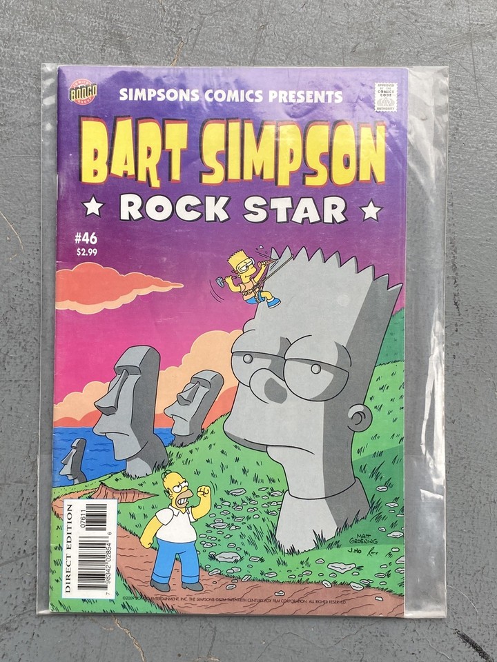 THE SIMPSONS BONGO COMICS LOT OF THEEE MATT GROENING BART HOMER KRUSTY ...