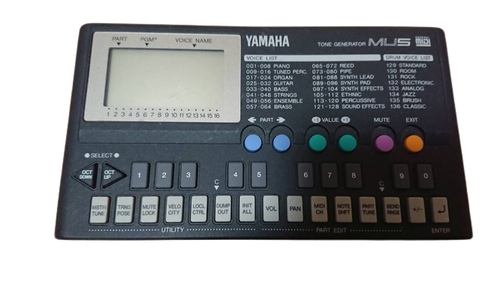 YAMAHA Tone Generator MU5 MIDI Sound Module Black Very Good | eBay