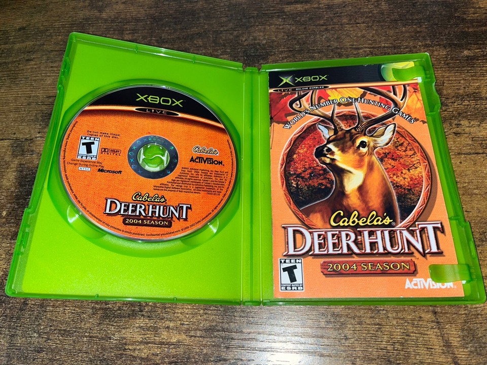 Xbox : Cabelas Deer Hunt 2004 Season Video Game by Activision. Tested ...