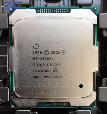 Intel Xeon E5 2650 V4 12 CORE 2.2GHz Processor CPU 30MB 105W SR2N3 EX VAT £624 | eBay UK