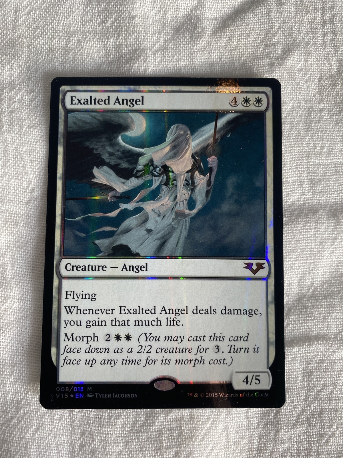 Exalted Angel FOIL From the Vault: Angels NM White Mythic Rare | eBay