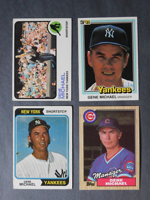 Gene Michael 4 Card Lot | eBay